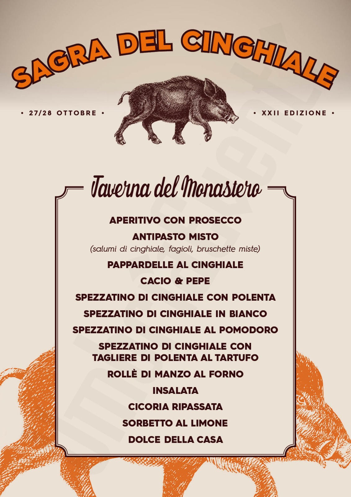 Sagra del Cinghiale 2018 a Calvi dell' Umbria (TR) | UmbriaEventi