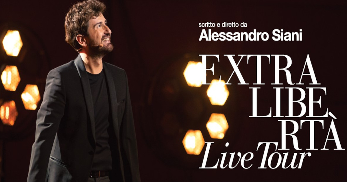 Teatro Lyrick - Alessandro Siani in Extra Libertà ad Assisi - Umbria
